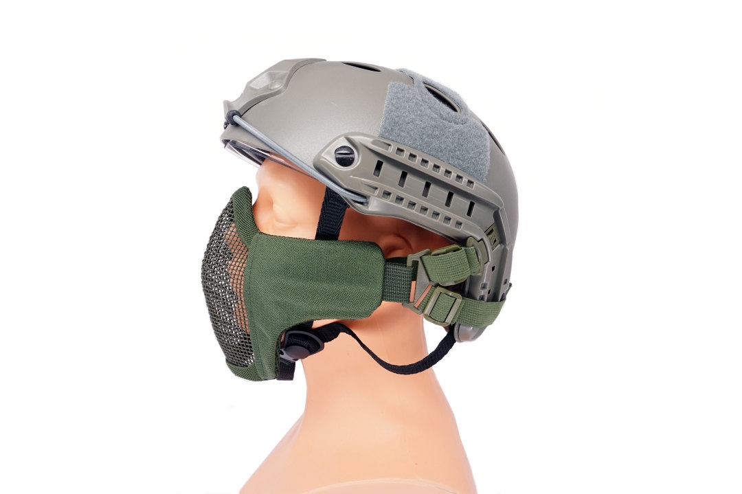 Cobra Steel Mesh Mask Soft with Helmet clips