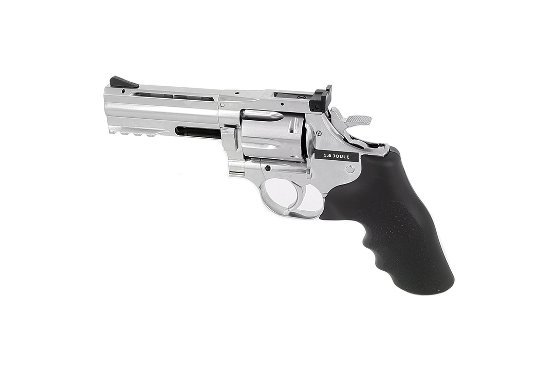 Dan Wesson 715 4 inch Revolver Silver (High Power) CO2