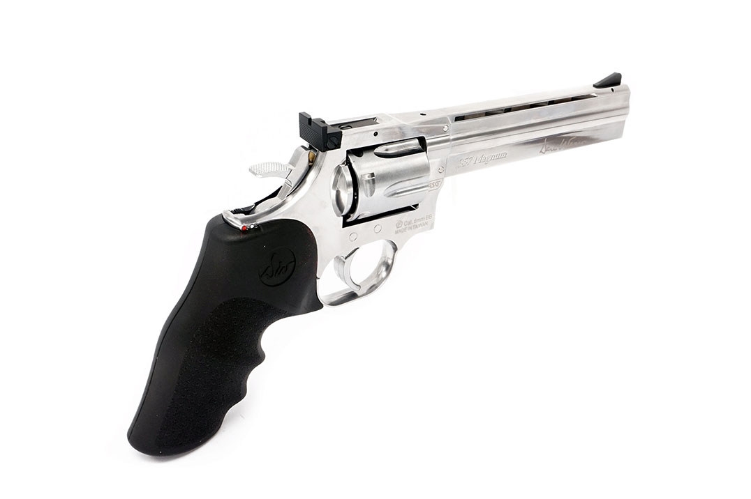 Dan Wesson 715 6 inch Revolver Silver (Low Power) CO2
