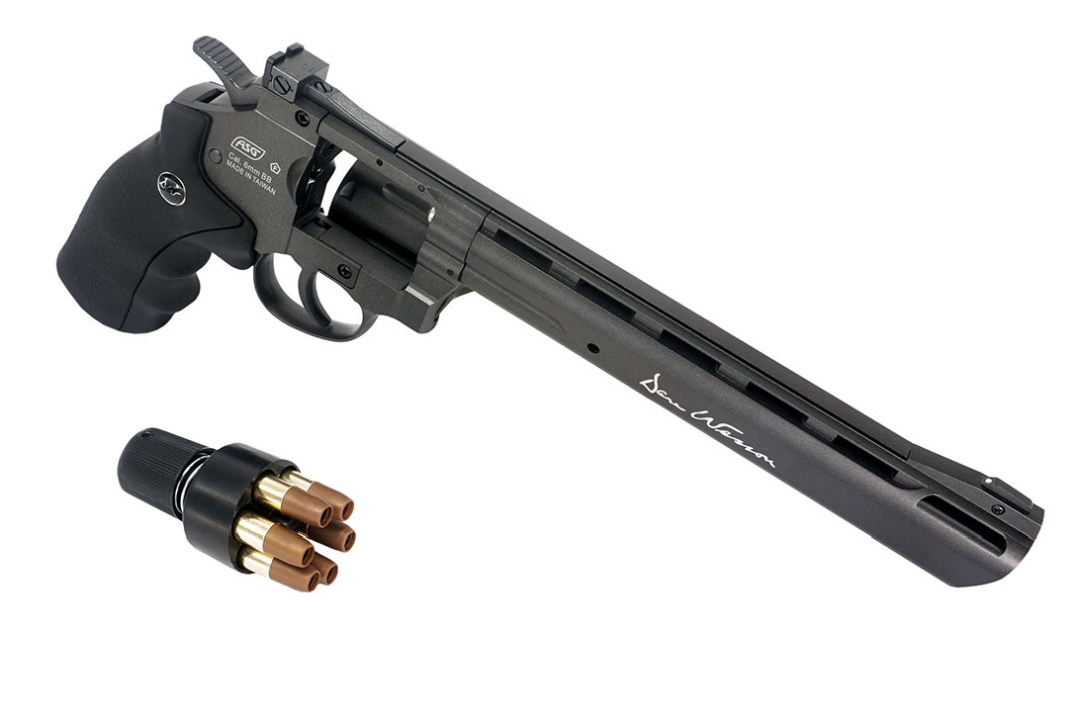 Dan Wesson 8 Inch Revolver Grey High Power Co2