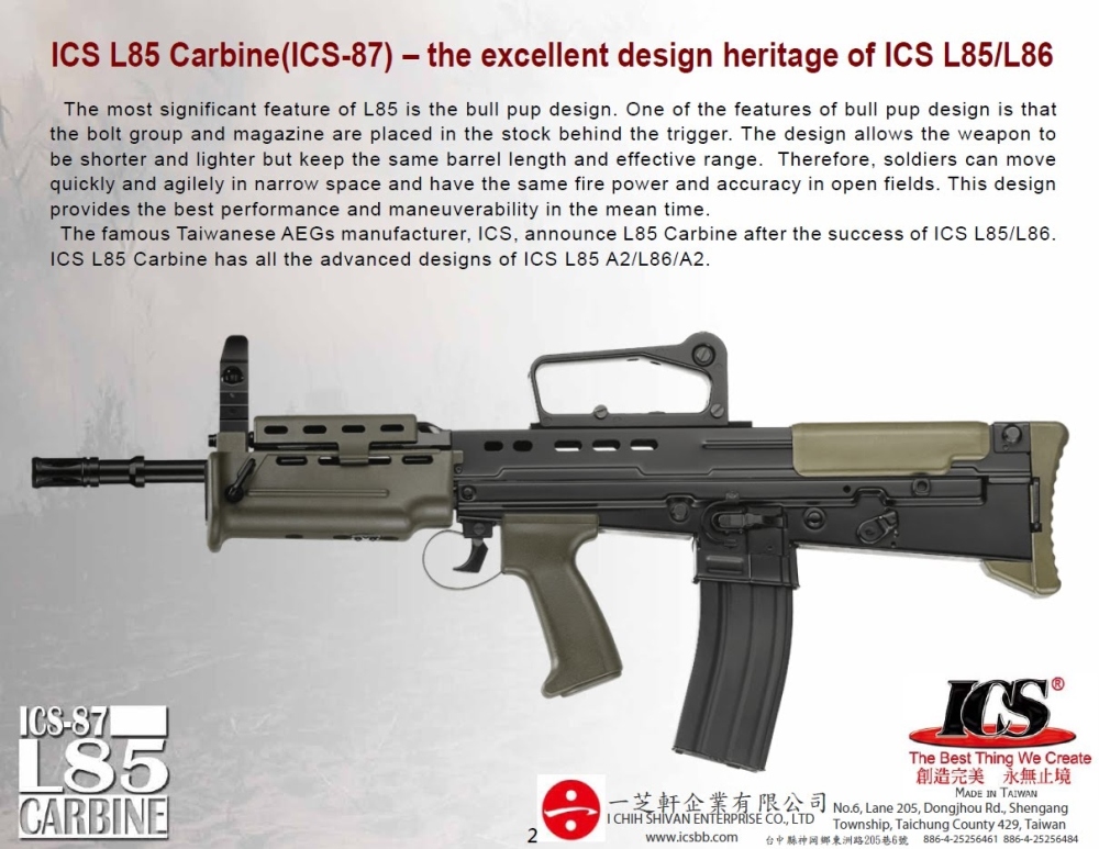 ICS L85 A2 Carbine